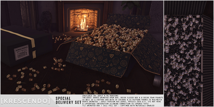 Second Life Marketplace - [Kres] Special Delivery Set - PG